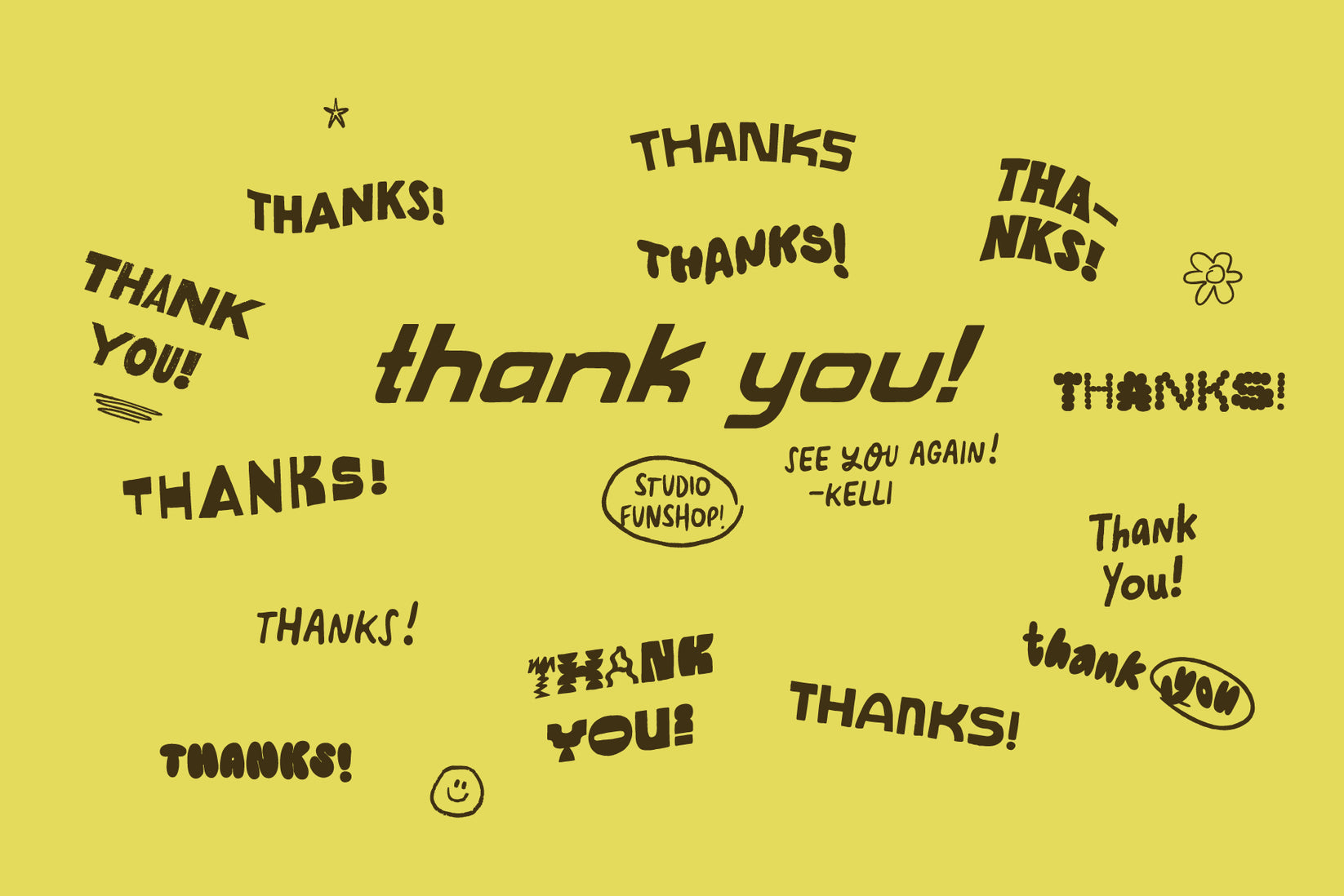 The Whole Shop Handmade Font Collection – Hello Funshop