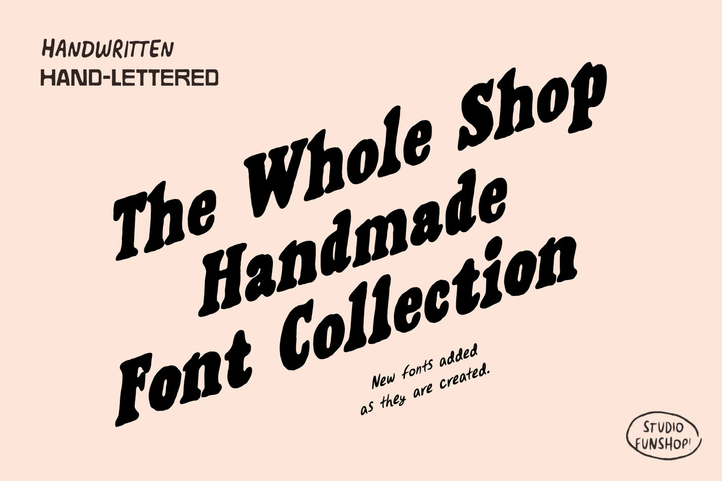 The Whole Shop Handmade Font Collection – Hello Funshop